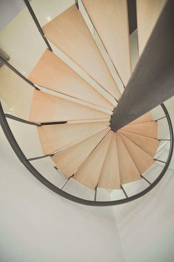 Top view of staircase stock photo. Image of design, whirl - 75122460