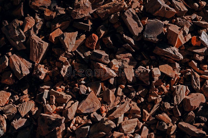 Stones Rocks Spiky Close Up Structure Illuminated by the Sun, Texture ...