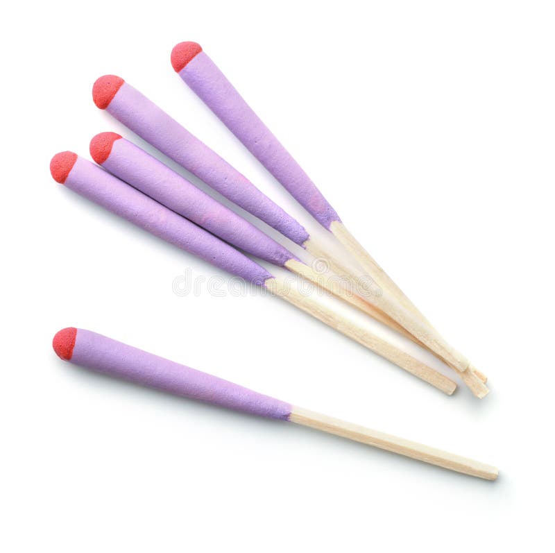 Top View of Stormproof Matches Stock Photo - Image of cook, matchstick ...