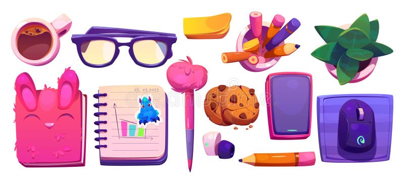 Student Desk Top View Stock Illustrations – 1,221 Student Desk Top View ...