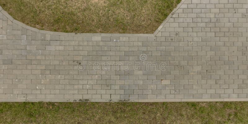 Top View of Surface of Paving Slabs and Pedestrian Footpath Stock Image ...
