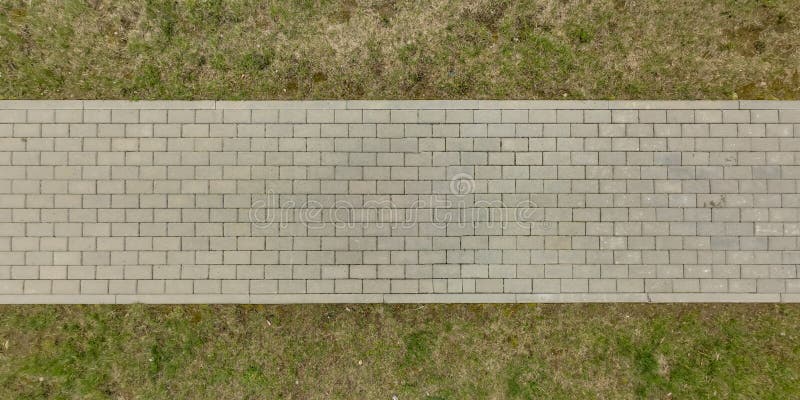 Top View of Surface of Paving Slabs and Pedestrian Footpath Stock Photo ...