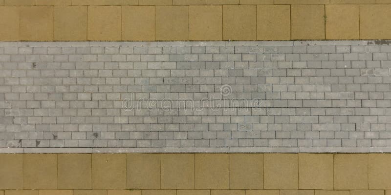Top View of Surface of Paving Slabs and Pedestrian Footpath Stock Photo ...