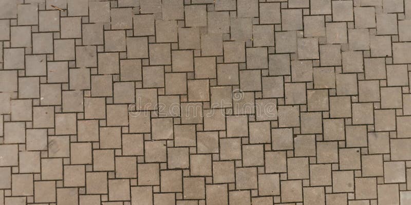 Top View of the Surface of a Pedestrian Path with Paving Slabs Stock ...