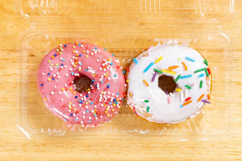 Sweet Donuts Horizontal Composition Stock Photo - Image of pink ...