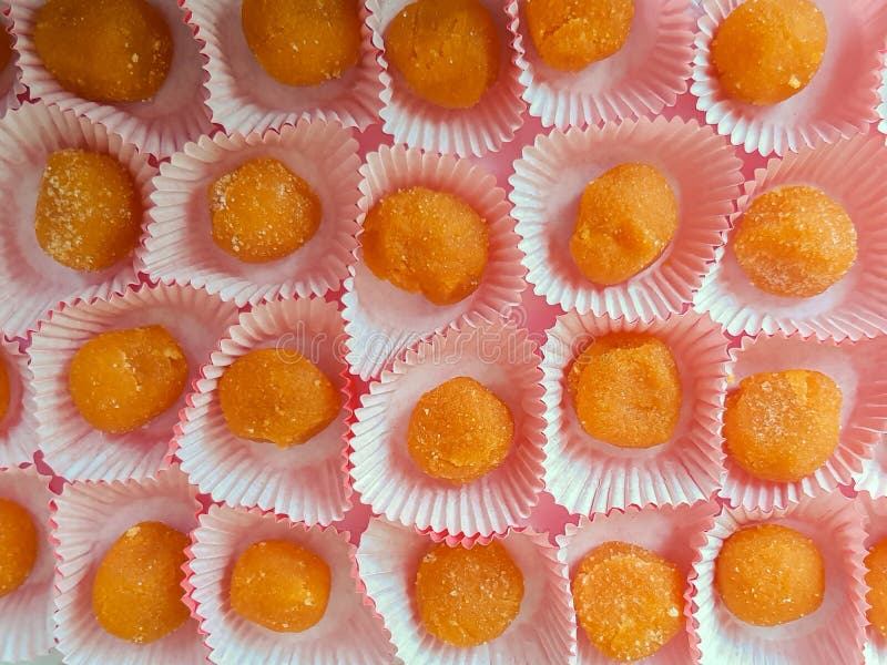 Top View of Sweet Egg Candy with Almonds Stock Image - Image of ...