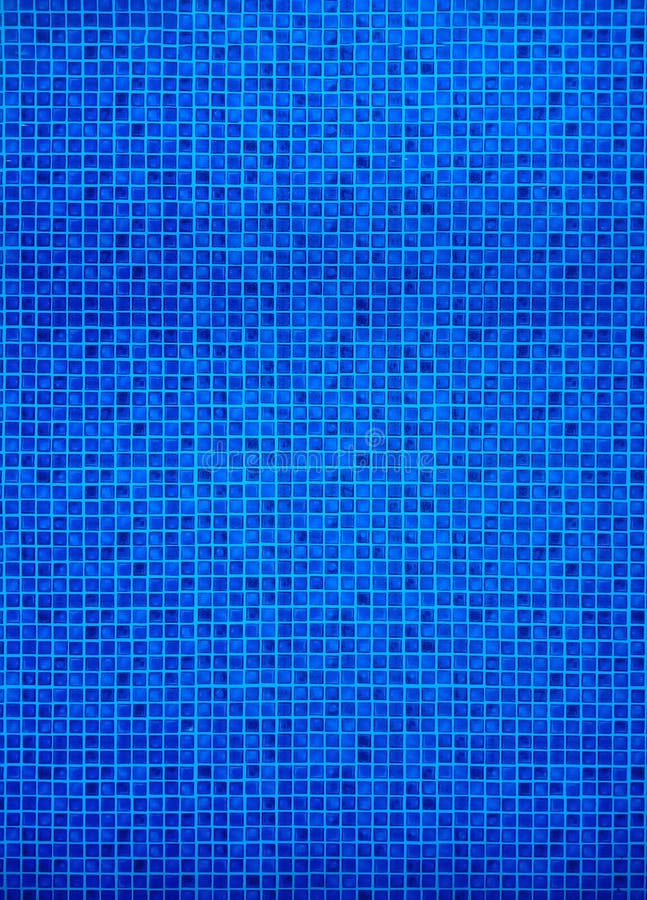 Top View, Swimming Pool with Blue Tile Surface Stock Photo - Image of ...