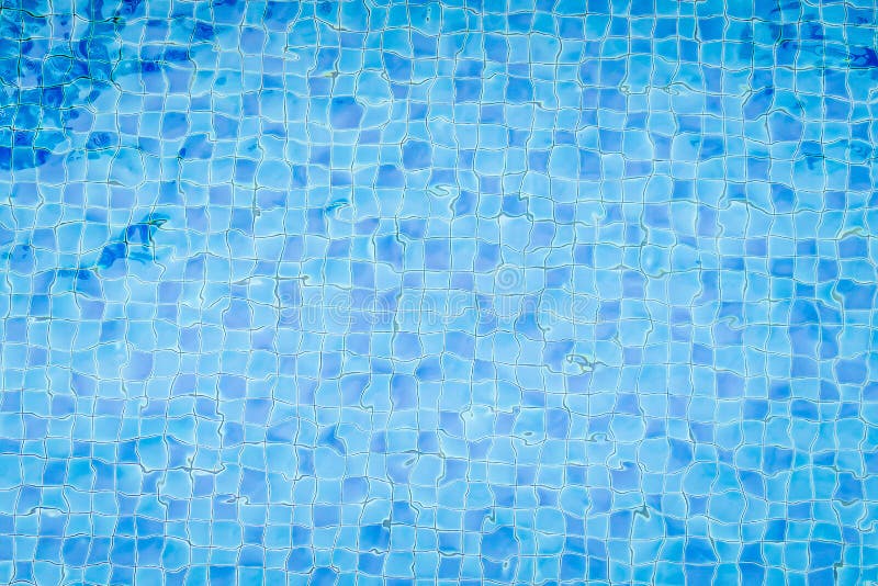 Top View Swimming Pool Bottom Caustics Ripple and Flow with Wave Stock ...