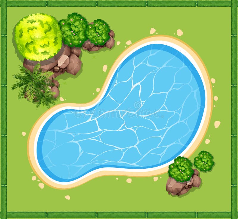 Pool Top View Graphic Drawing Stock Illustrations – 226 Pool Top View ...