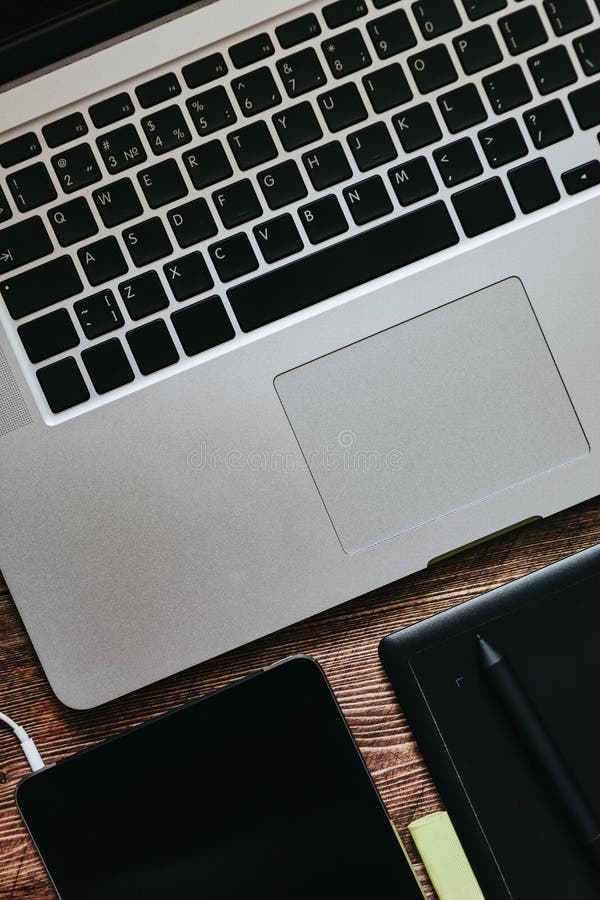 Top View of the Table Graphic Designer Workplace Stock Image - Image of ...