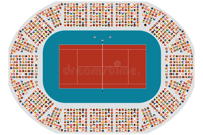 Basketball Football Hockey and Tennis Court Vector / Sport / Top View ...