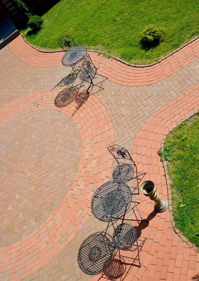 The Top View on the Territory of the Center of Rest Stock Photo - Image ...