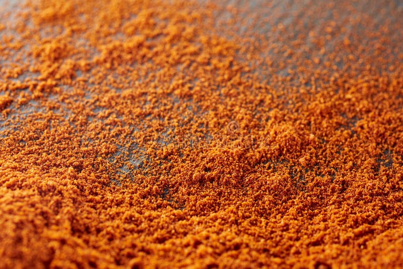 Texture Background. Red Chilli Pepper Powder. Top View Stock Image ...