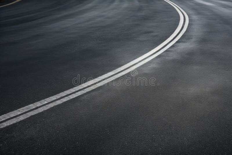 Top View, Texture of an Empty Asphalt Road, with Markings Stock ...
