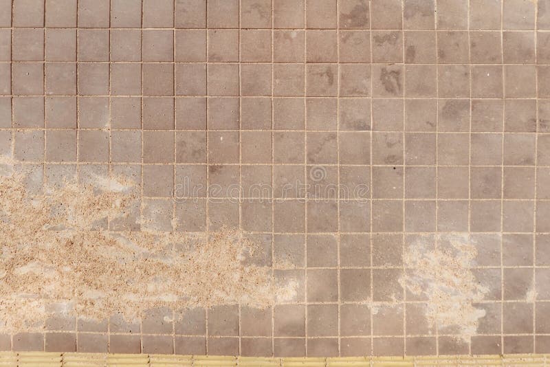 Top View of the Texture of Paving Slabs on Pedestrian Path Stock Image ...