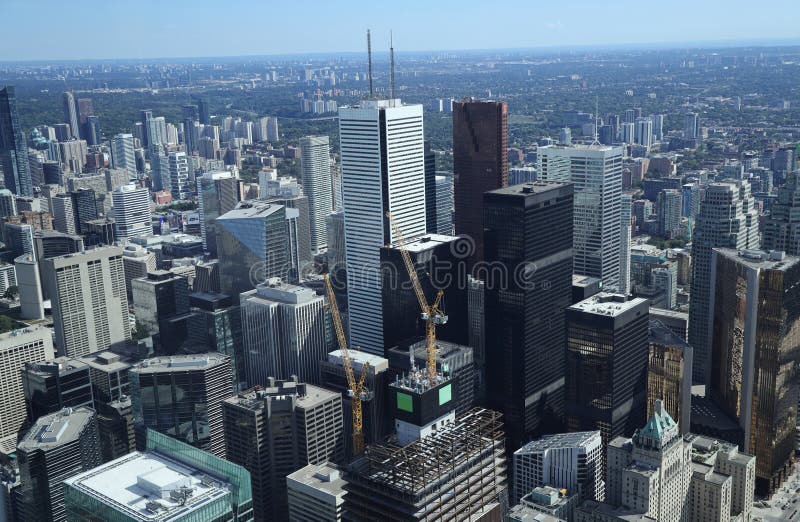 Top View of Toronto, Canada Stock Image - Image of toronto, america ...