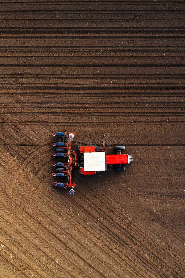 Planting Corn stock photo. Image of dirt, industry, farming - 14227564