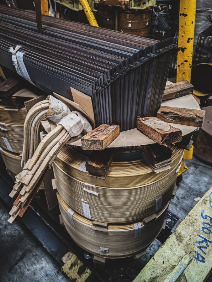 Top View of Transformer Core Lamination with Insulated Windings Stock ...