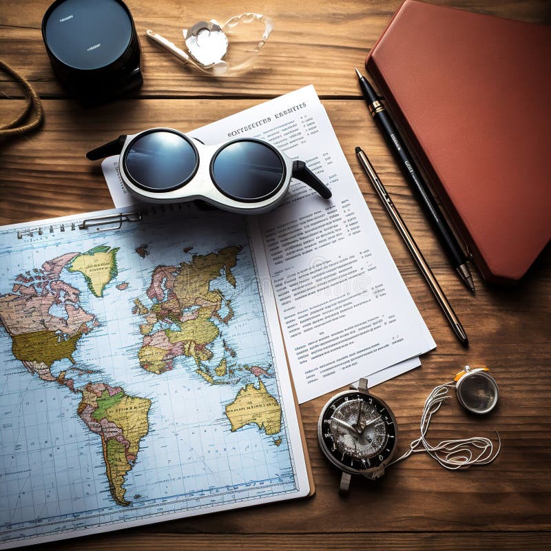 Top View of Travel Insurance Application Form First Class Boarding ...