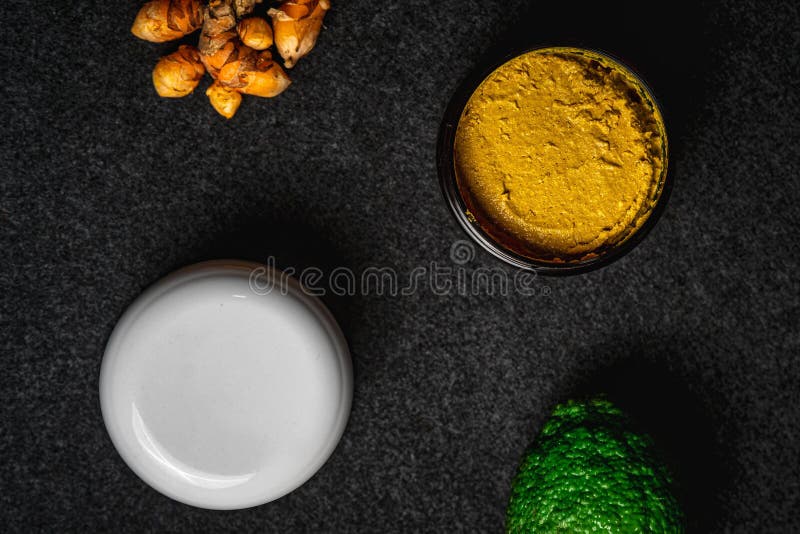 Top View of Turmeric Sauce with Curcumin Stock Photo - Image of ...