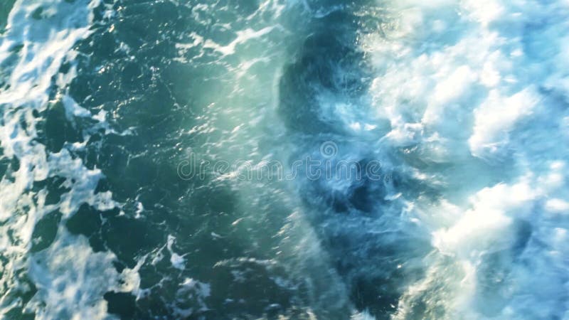 Top View of Turquoise Sea Surface. the Texture of Sea Water ...