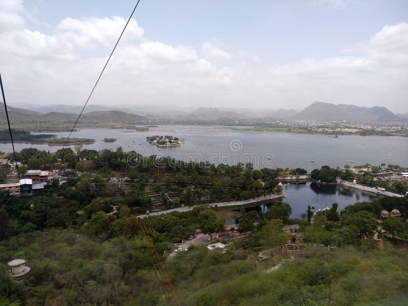 Top view Udaipur stock image. Image of udaipur, view - 124093579
