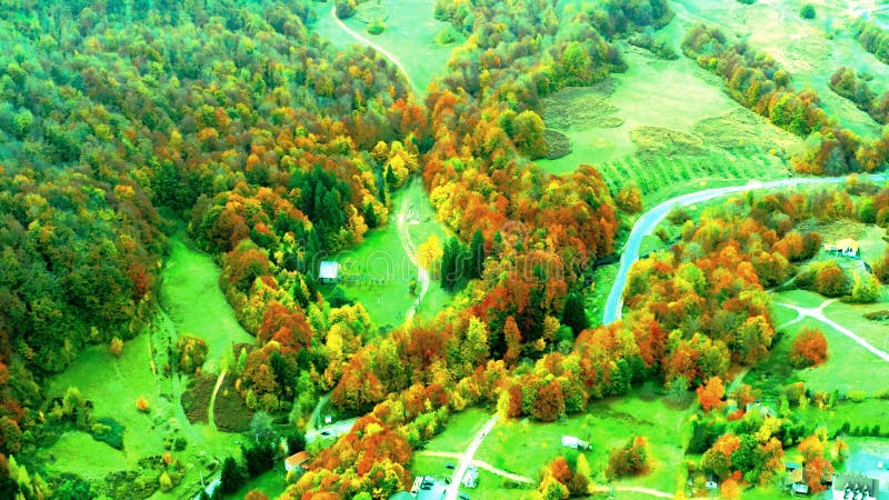 A top view of a valley stock photo. Image of color, idyllic - 176854662
