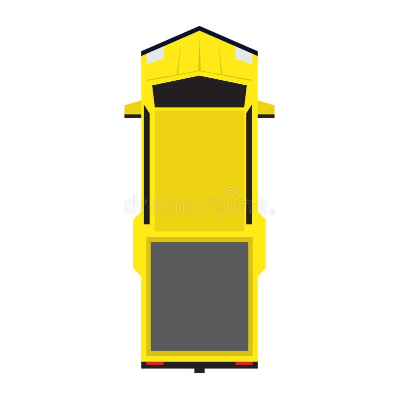 Top view of a van stock vector. Illustration of vehicle - 96406099