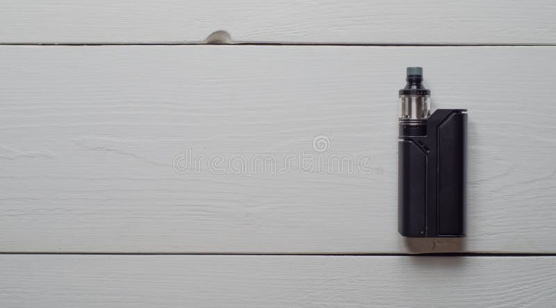 Top view of vaporizer stock image. Image of mock, battery - 84226563