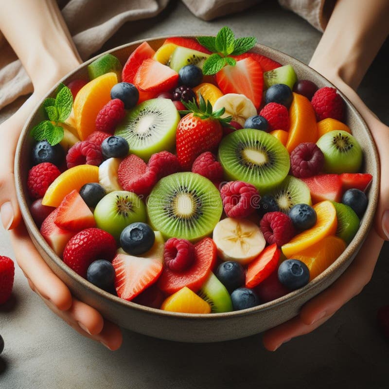 Top View of Various Fruits and Berries Hands Holding Platter Stock ... Top View of Various Fruits and Berries Hands Holding Platter Stock ...