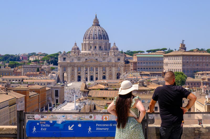 Top View of Vatican and St Peter Basilica Editorial Photography - Image ...