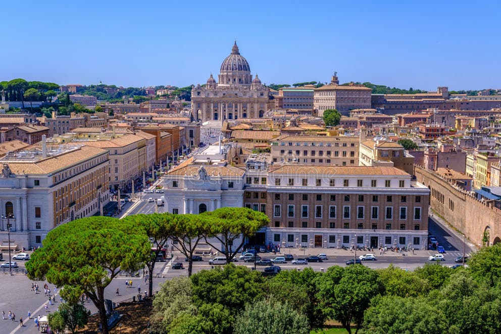 Top View of Vatican and St Peter Basilica Editorial Photography - Image ...