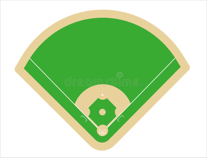 Baseball Field Top View Stock Illustrations – 228 Baseball Field Top ...