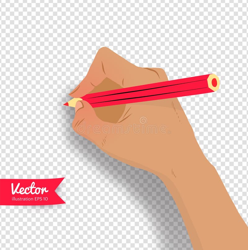 Top View Vector Illustration of Female Hand Stock Vector - Illustration ...