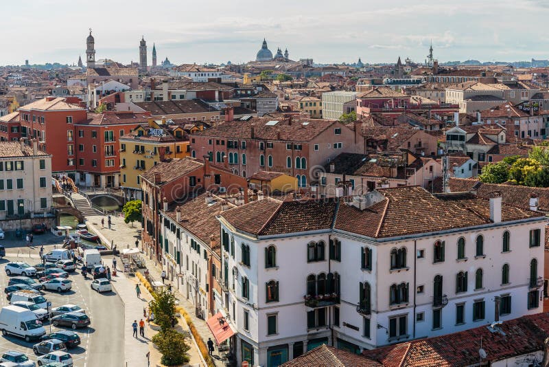 Top view of Venice stock photo. Image of romantic, site - 55299114