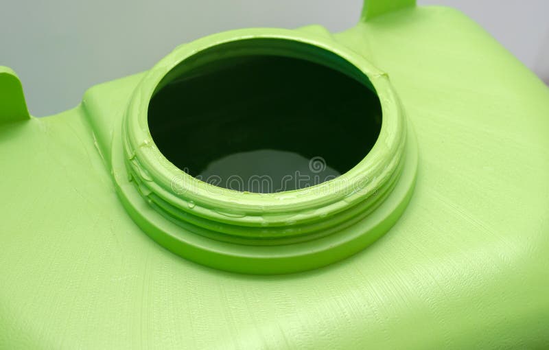 Top View of Water in a Barrel. Wash Basin with Water Stock Image ...