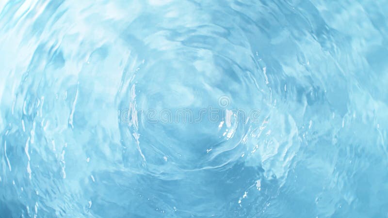 Top View of Water Circle Waves on Clear Blue Surface Stock Photo ...