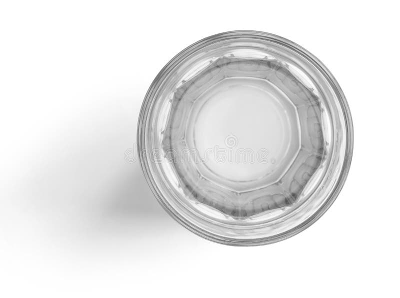 Top View of Glass Bowl with Clear Water Stock Image - Image of medicine ...