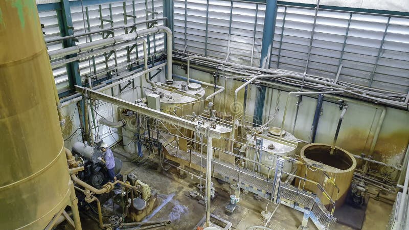 Top View Water Plant Inthe Factory Stock Image - Image of water, people ...