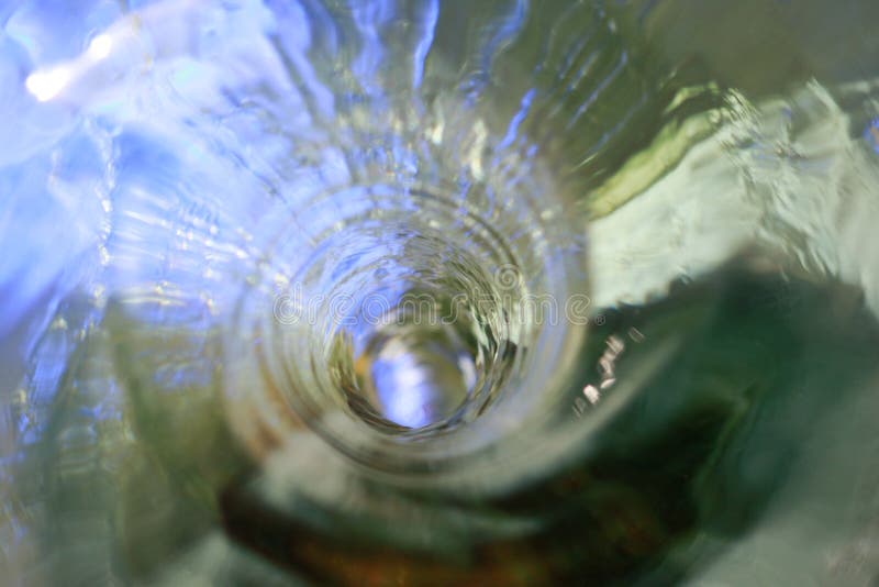 Top View of Whirlpool with Neon Light Stock Photo - Image of flow ...