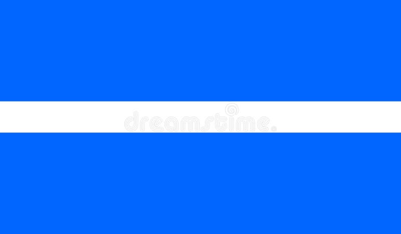 Top View of White Line Flag, No Flagpole. Plane Design, Layout Stock ...