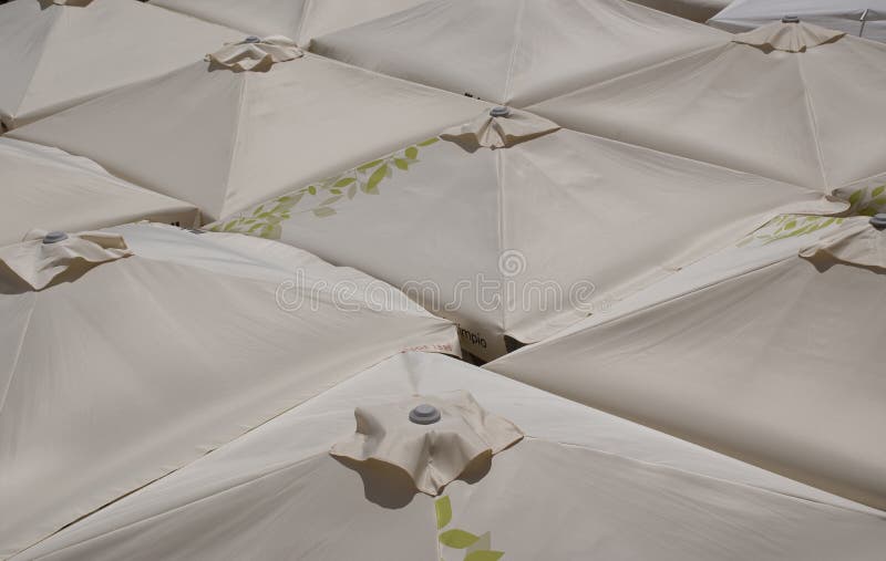 Top view of a white tent stock photo. Image of empty - 189755328