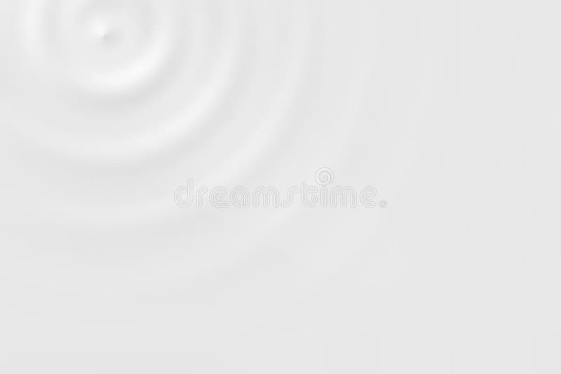 Top View of White Water Ring or White Liquid Surface, Soft Background ...