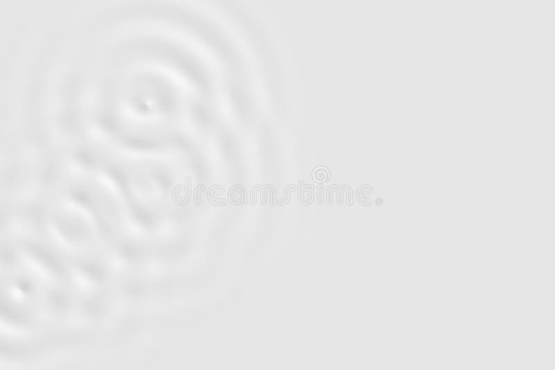 Top View of White Water Ring or White Cream Surface, Soft Background ...