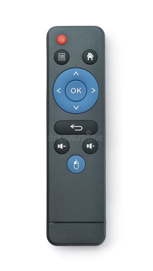 Top View of Wireless Air Mouse Remote Stock Image - Image of keypad ...