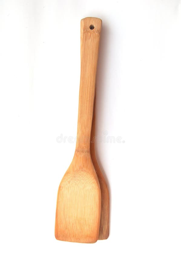 Top view of wooden spatula stock photo. Image of kitchen - 64011356