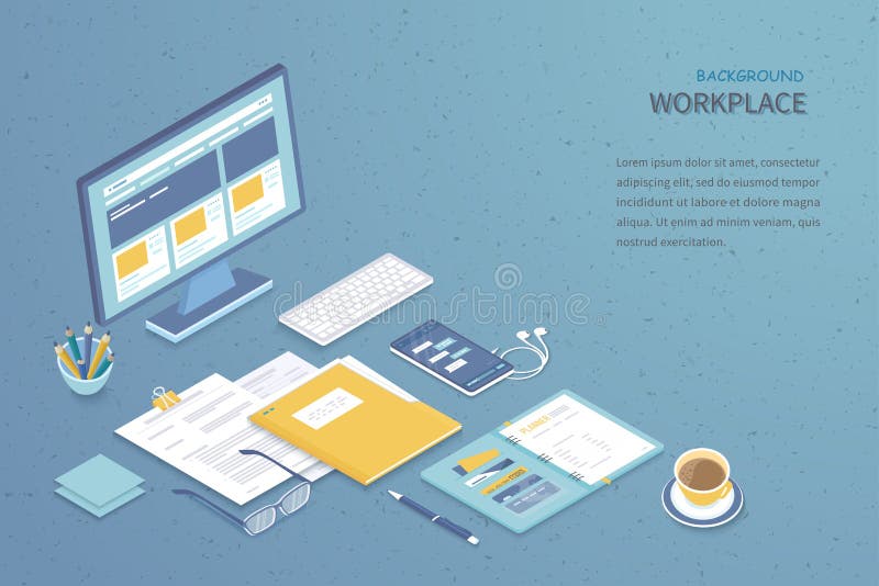 Documents and Folder Icon Set Stock Vector - Illustration of clip ...