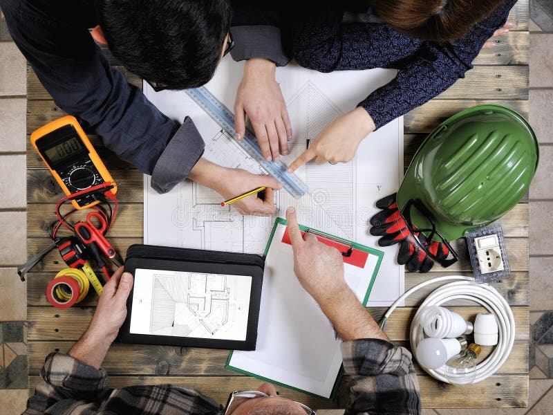 Young Architects and Technicians Analyze the Project of a Residential ...