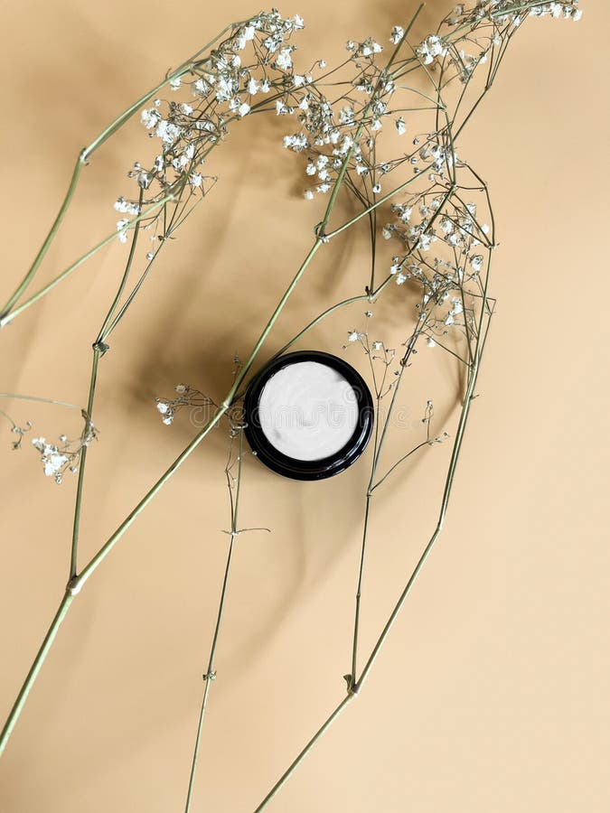 Top View of the Zero Waste Cosmetics Container.Open Skin Care Packaging ...