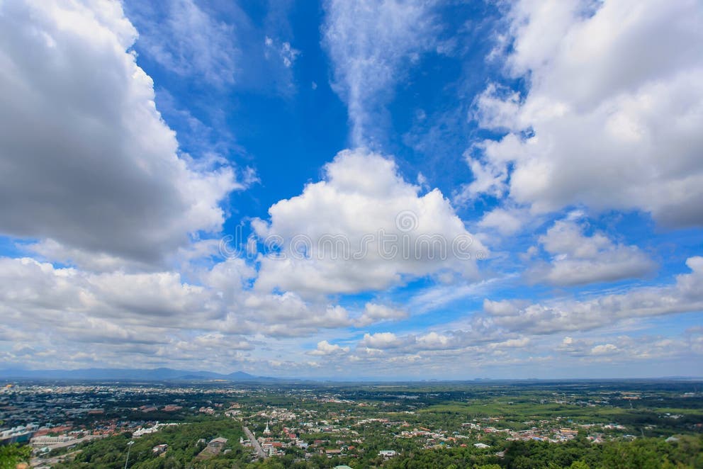 Top Viewpoint of Hat Yai stock photo. Image of light - 79414934